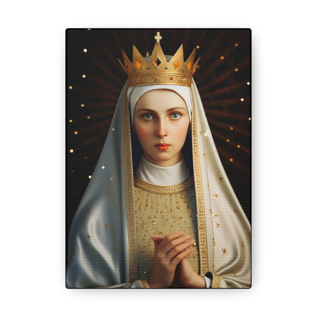 Saint Kinga of Poland Canvas Print - Multiple Sizes - Catholic Home Art ...