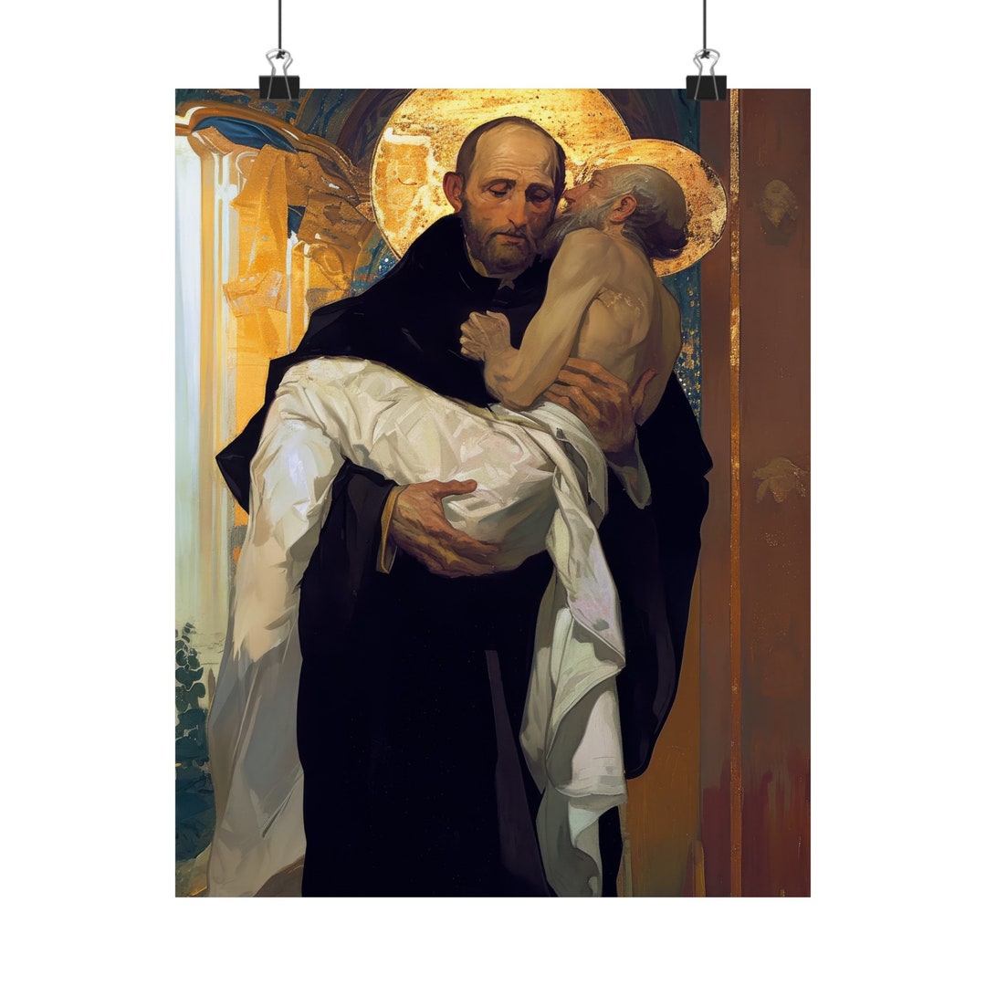 Saint John of God Poster Print - Sanctified Souls Print - Multiple ...