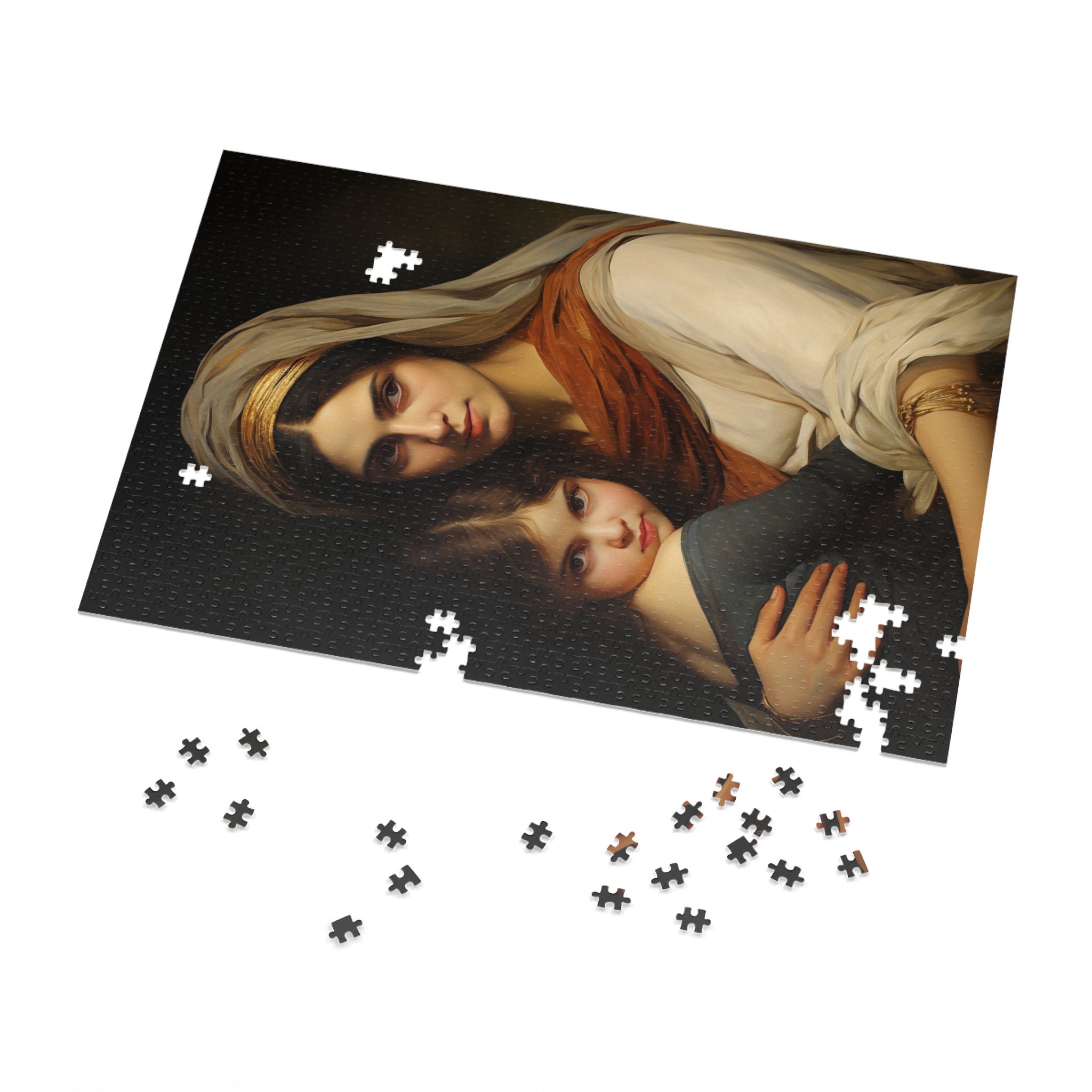 Saint Anne Mother to Mary the Blessed Virgin - Puzzle and Keepsake Tin ...
