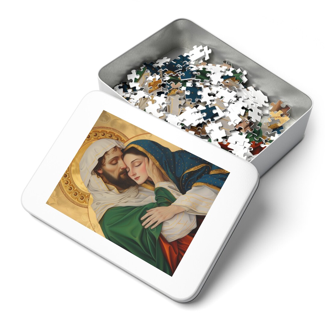 Saints Aquila and Priscilla - Puzzle and Keepsake Tin - Religious ...