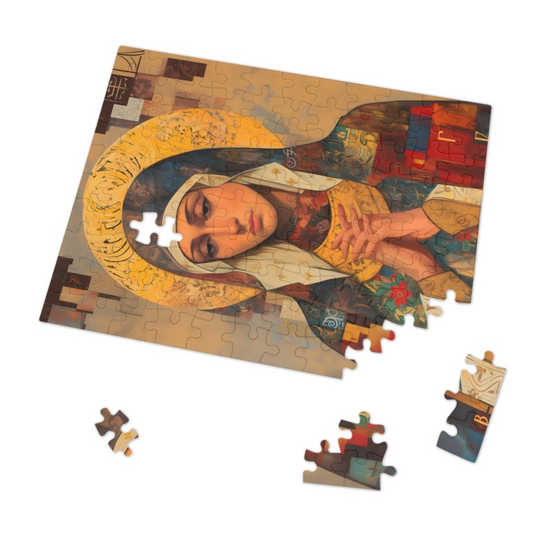 Virgin Mary - Holy Mother of Grace - Puzzle and Keepsake Tin ...