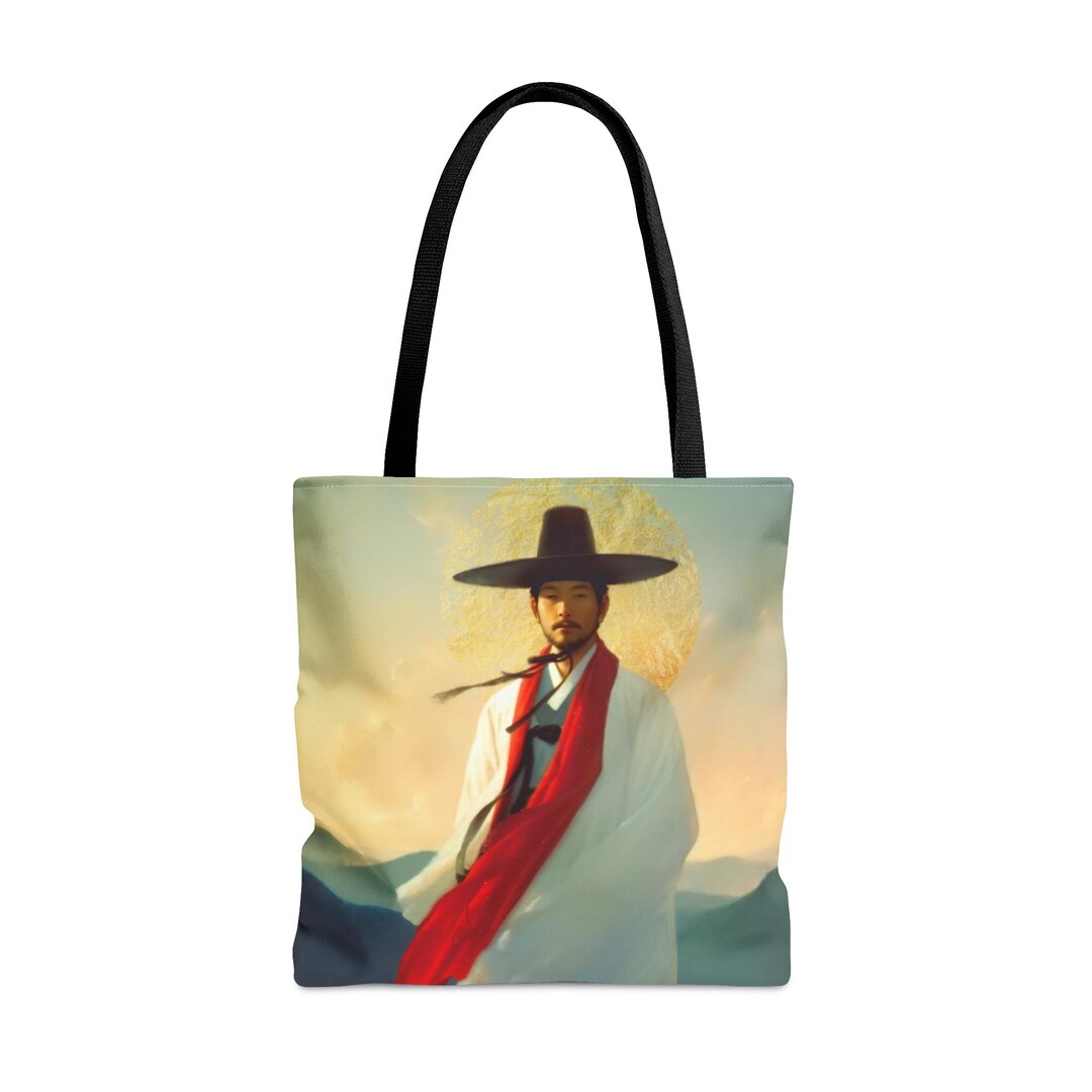 Saint Andrew Kim Taegon - Tote Bag - Large Medium Small Faith Art Bag ...