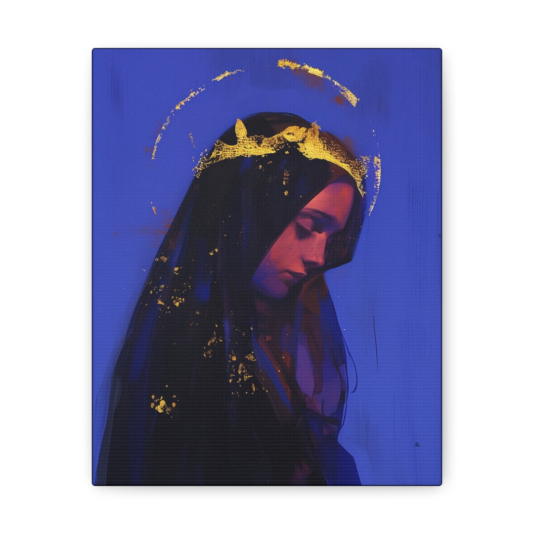 Mary, Mother of God - Queen of Heaven and Earth - Gallery Wrapped ...