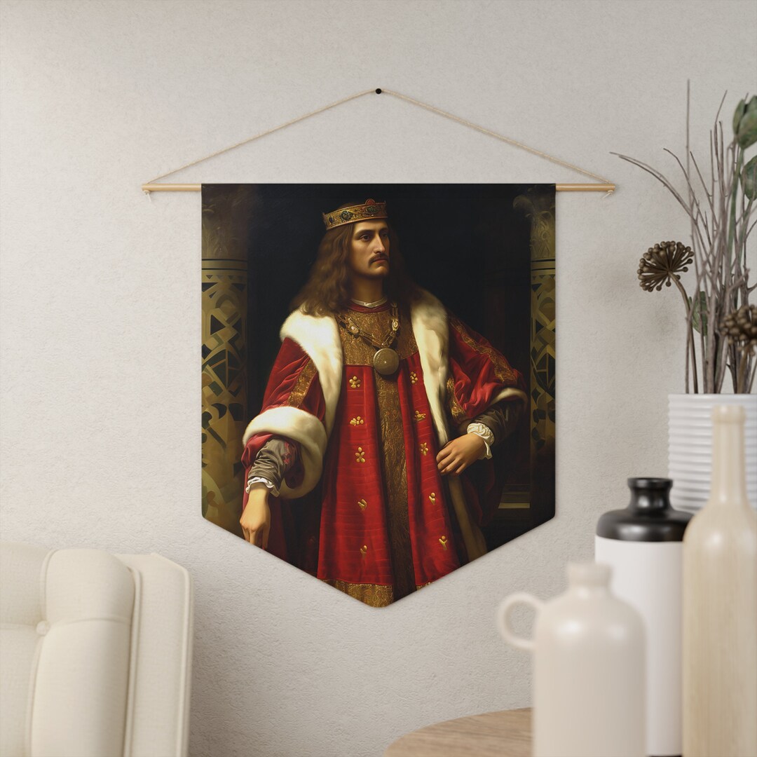 Saint Stephen the Great Wall Banner / Wall Hanging - Prayer Room Art ...