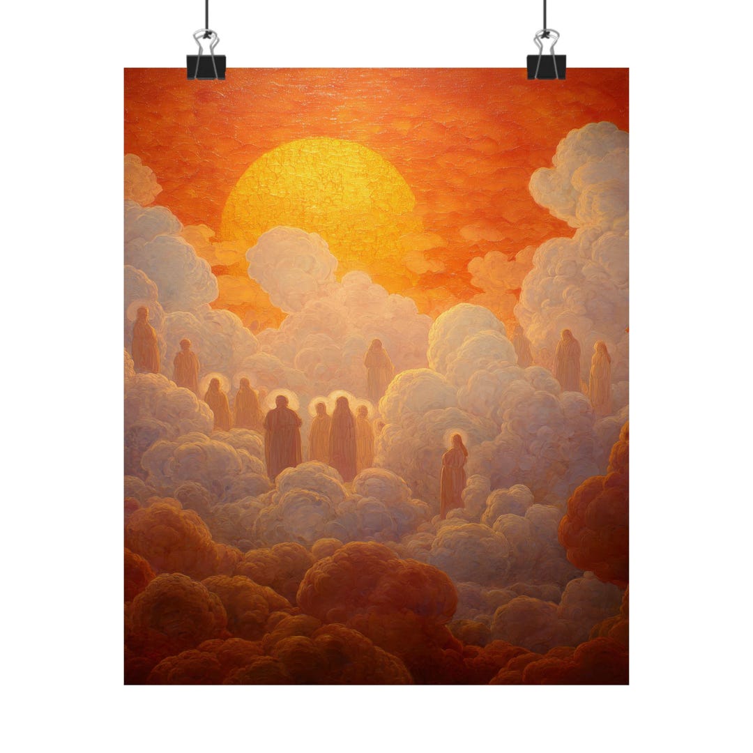 The Feast of All Saints / All Saints Day - Sanctified Souls Print ...