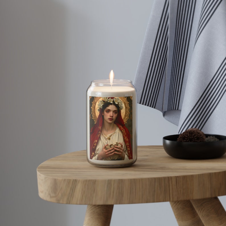 Saint Emerentiana - Scented Prayer Candle, 13.75oz - Tall Size ...