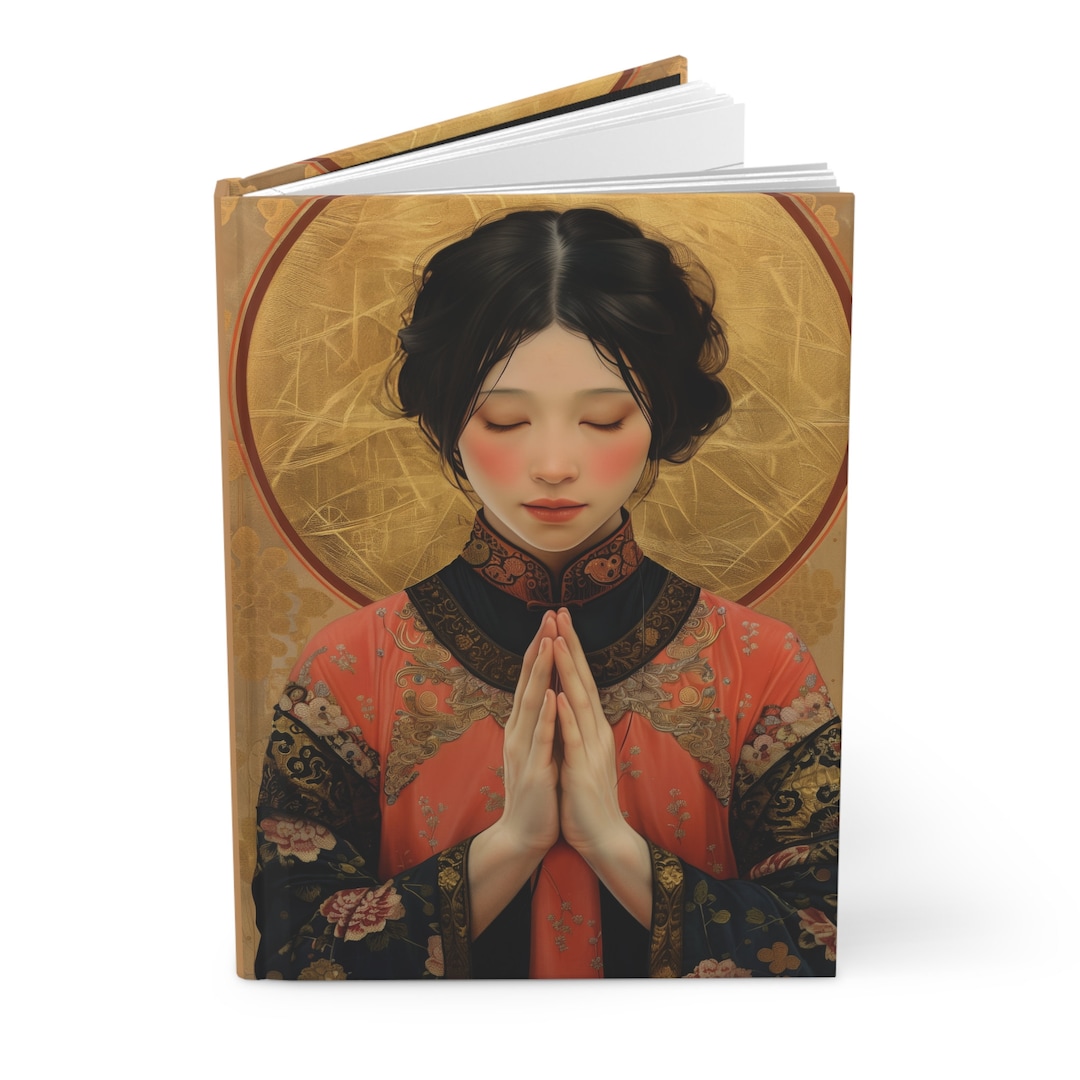 Saint Lucy Yi Zhenmei Hardcover Lined Journal - Devotional Notebook - Double Sided Lined Journal ...