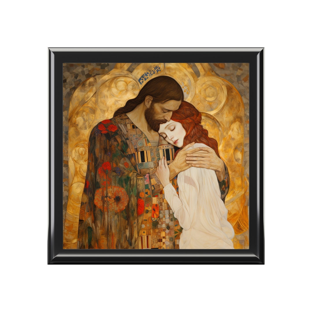 Christ Embracing Mary Magdalene Jewelry Box - Keepsake Box - Memory Box ...