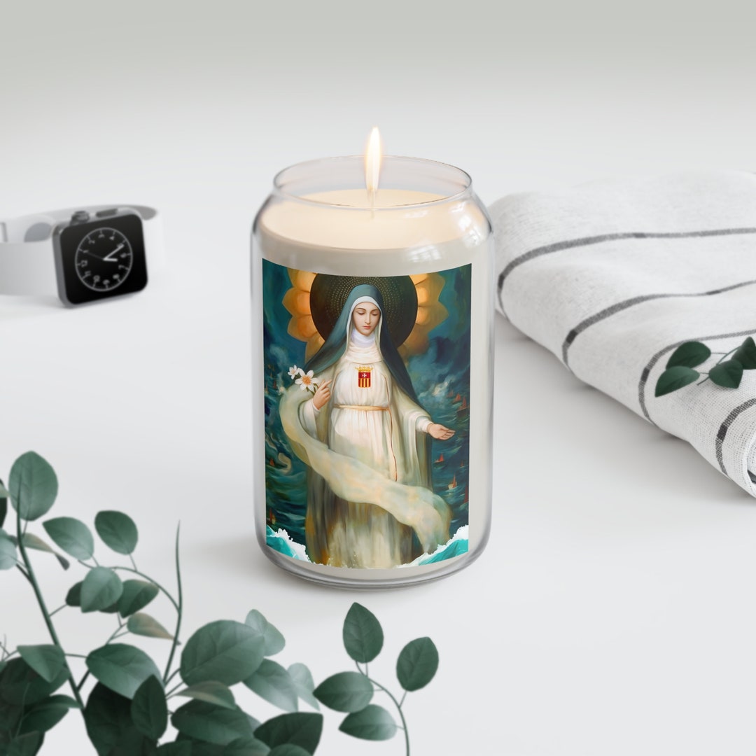 Mary of Cervellon / Saint Maria of Cerevellon - Scented Prayer Candle ...