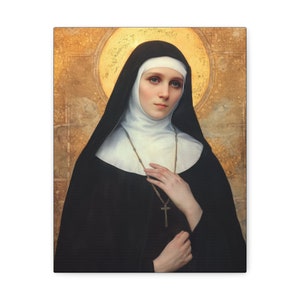 Saint Benedetta Cambiagio - Gallery Wrapped Canvas - Print - Religious ...