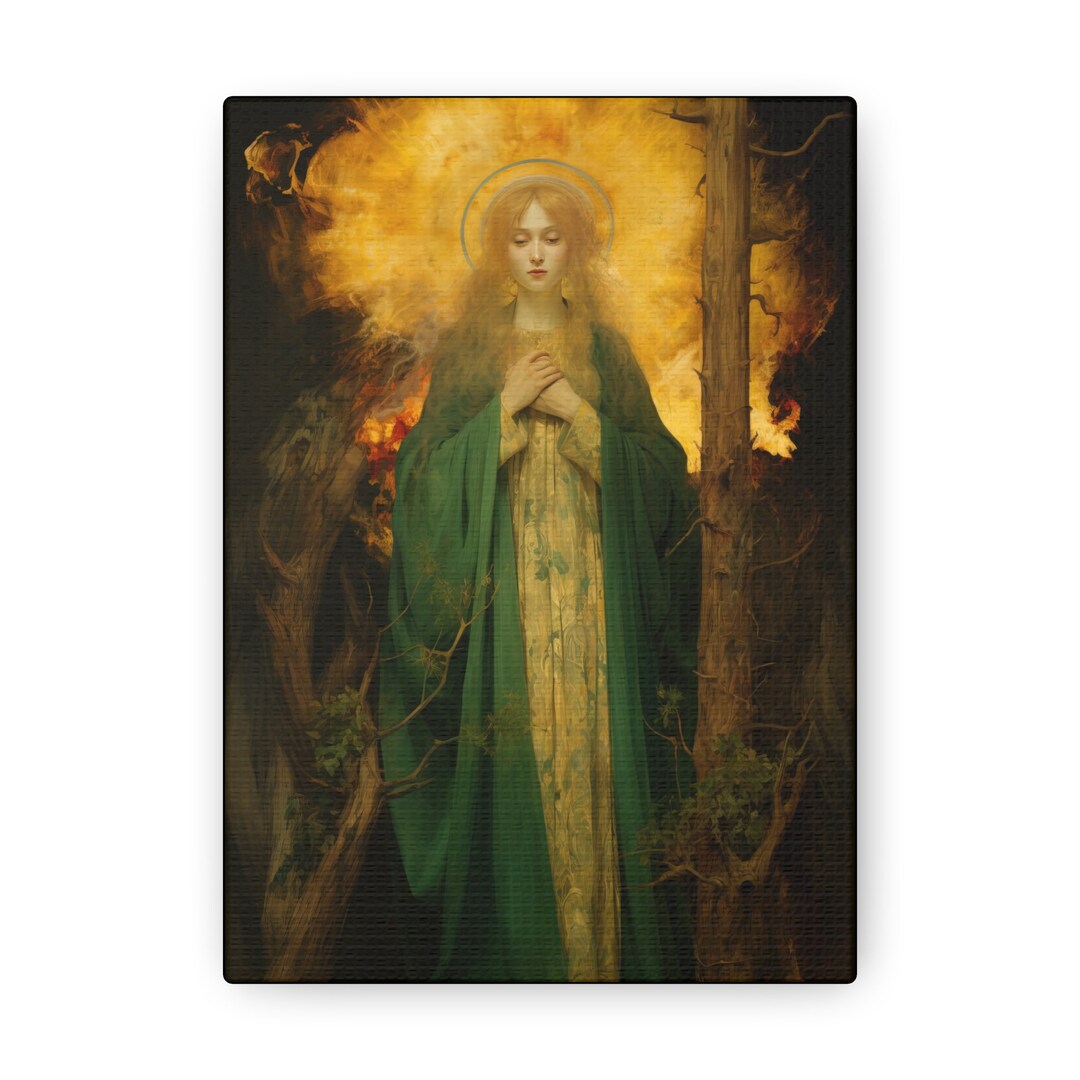 Saint Afra Canvas Print Multiple Sizes Catholic Home Art Gallery ...