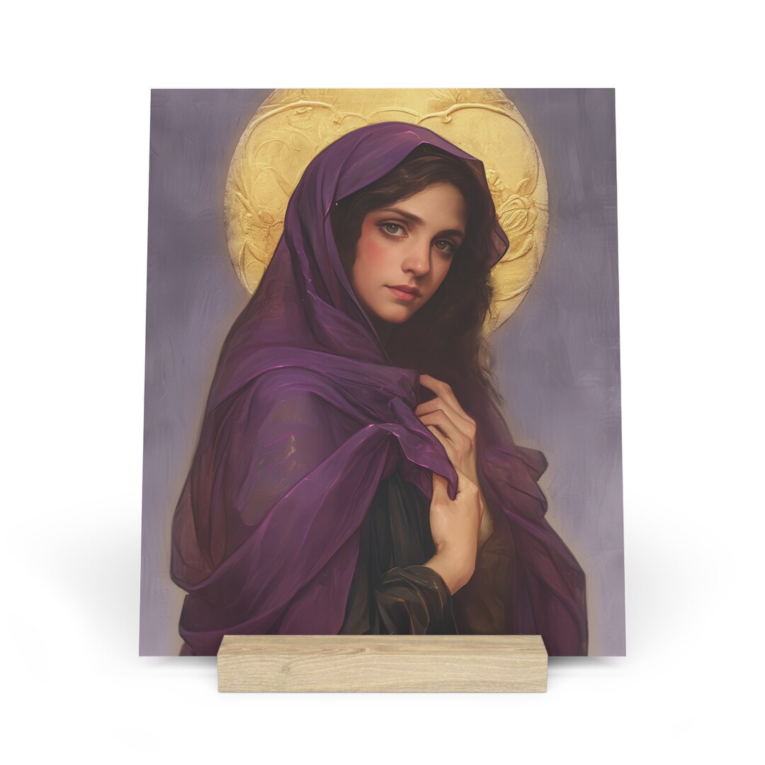 Saint Lydia Purpuraria / Lydia of Thyatira Gallery Board With Stand ...