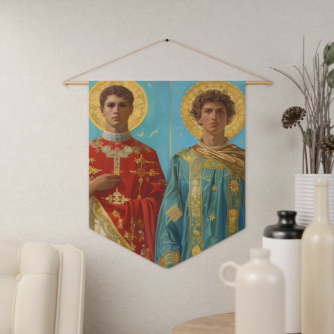 Saints Faustinus and Jovita Wall Banner / Wall Hanging / Pennant ...