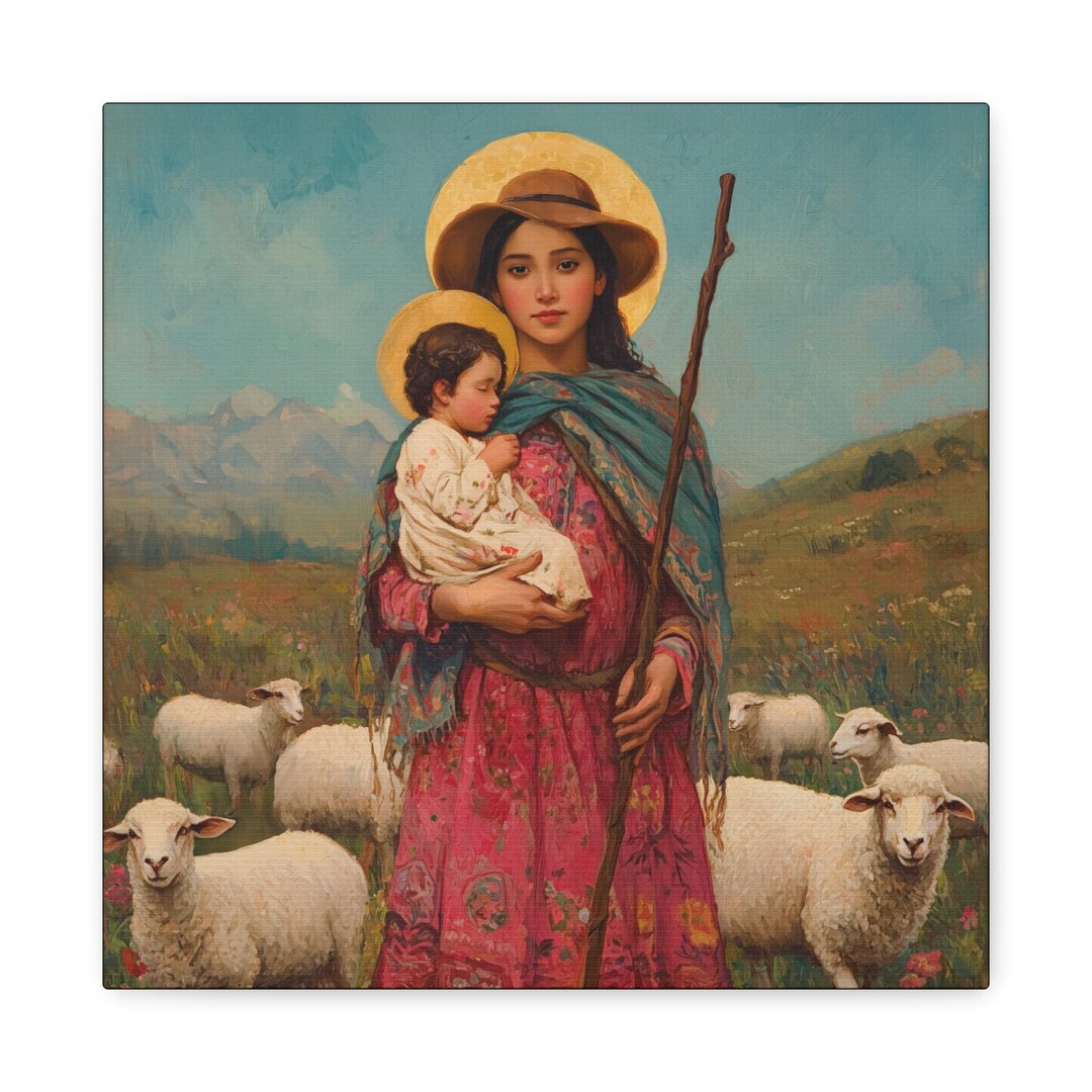 Divina Pastora - Divine Shepherdess - Marian Title - Mother Mary ...