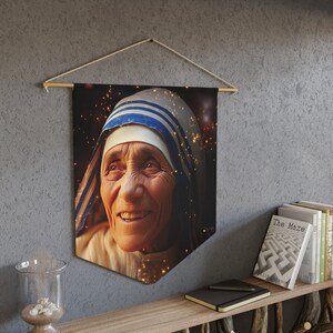 Saint Teresa of Calcutta - Mother Teresa Wall Banner / Wall Hanging ...