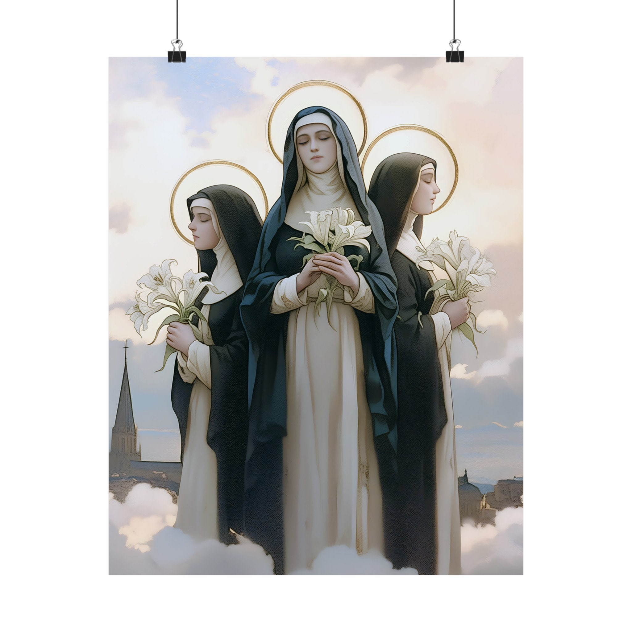 Blessed Diana, Cecilia, and Amata Poster Print - Sanctified Souls Print ...