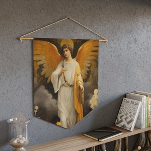 Saint Gabriel the Archangel Wall Banner / Wall Hanging - Prayer Room ...