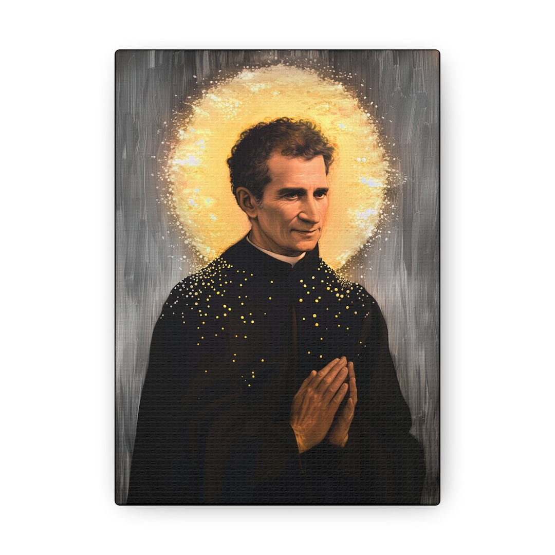 Saint John Bosco / Don Bosco - Gallery Wrapped Canvas - Sanctified ...