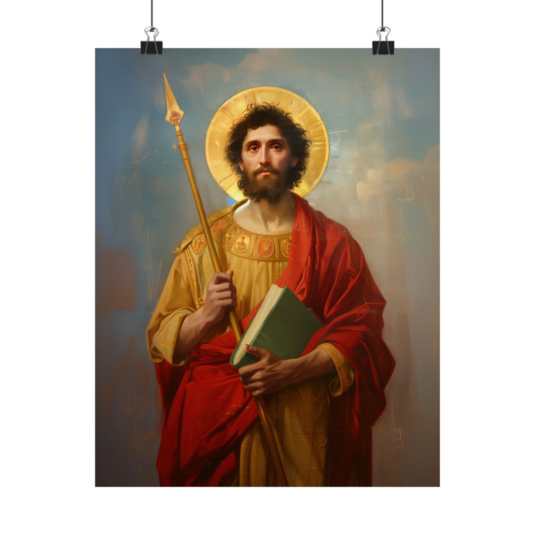 Saint Thomas the Apostle Poster Print - Sanctified Souls Print ...