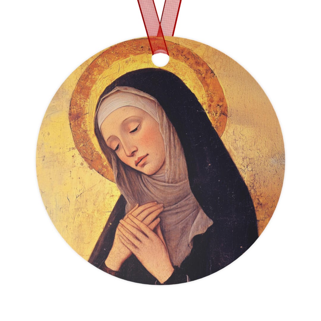 Saint Syncletica of Alexandria - Desert Mother Metal Ornament ...