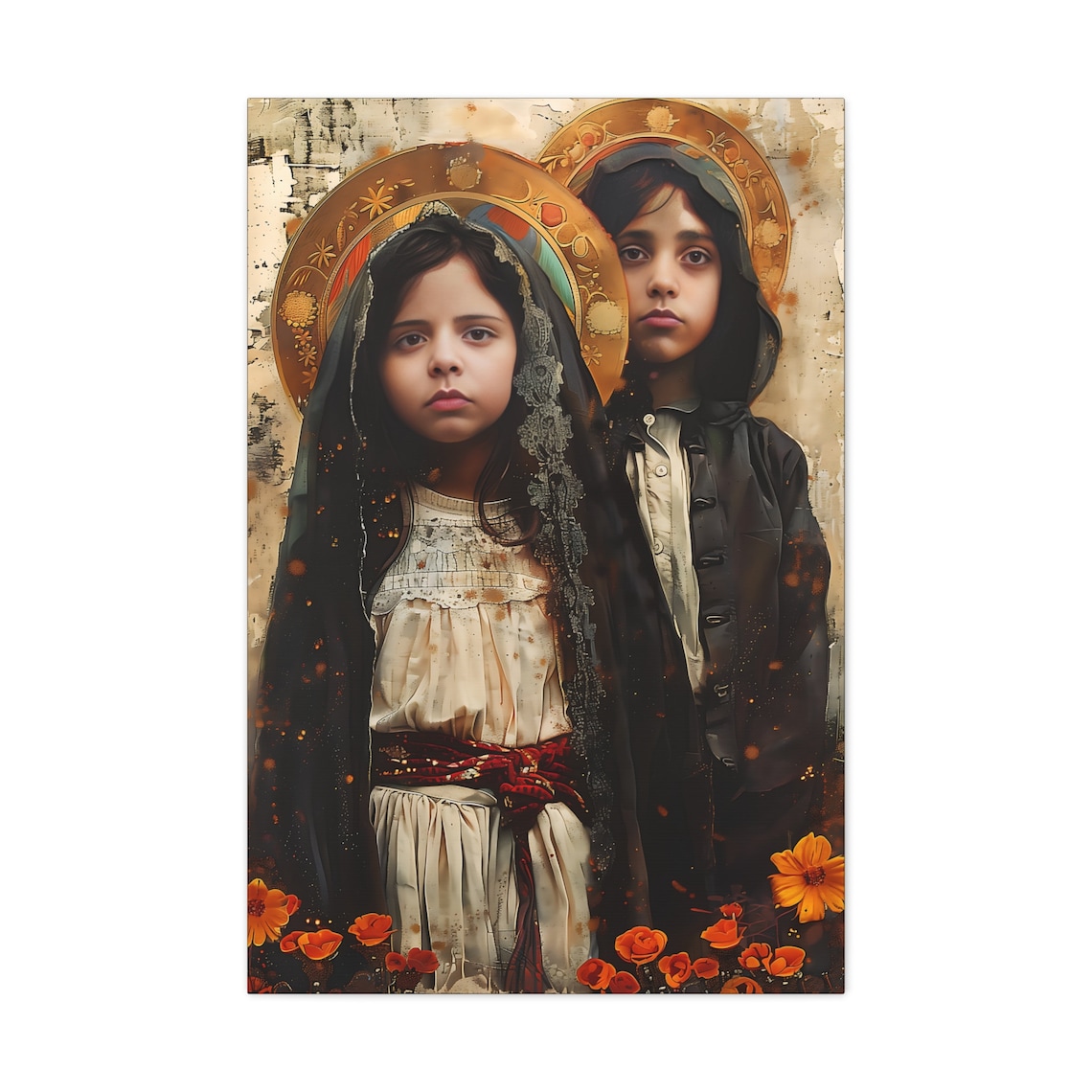 Saints Francisco and Jacinta Marto - Gallery Wrapped Canvas ...