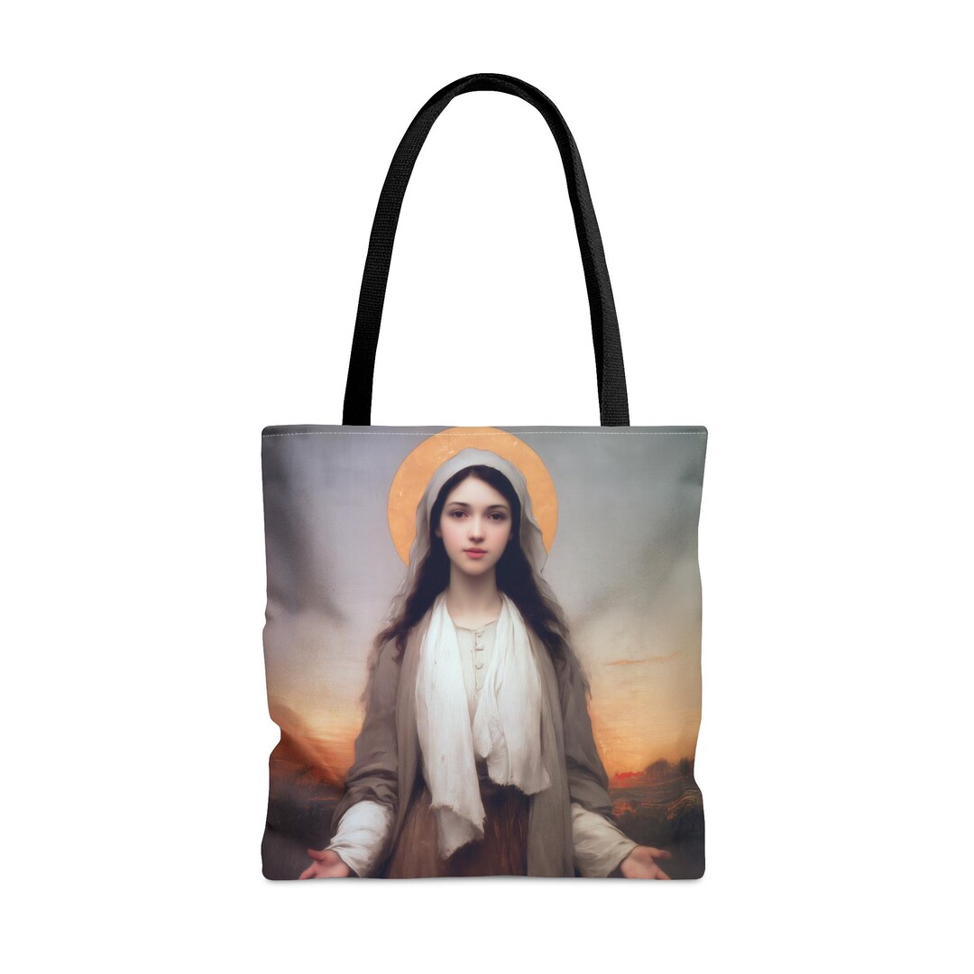Saint Germaine Cousin - Tote Bag - Large Medium Small Faith Art Bag ...