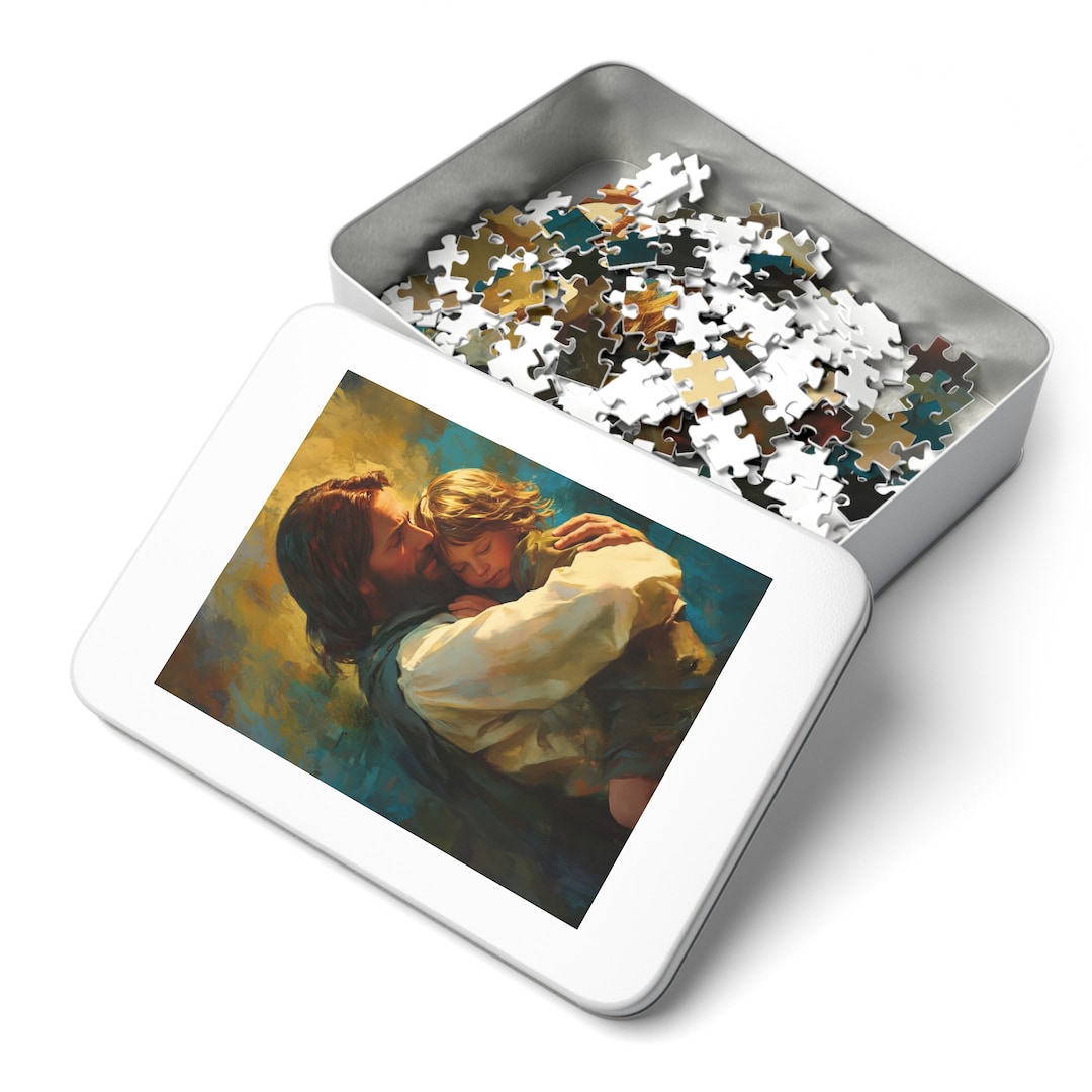 Christ's Compassionate Embrace - Christ and Child - Puzzle and Keepsake ...