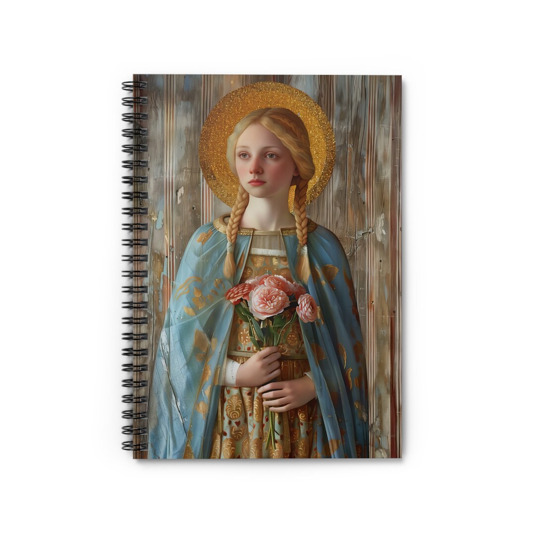 Saint Fina Journal - Sanctified Souls Art - Religious Based Notebook ...