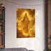 Virgin Mary - Mystical Sun - Golden Mary Poster Print - Sanctified ...