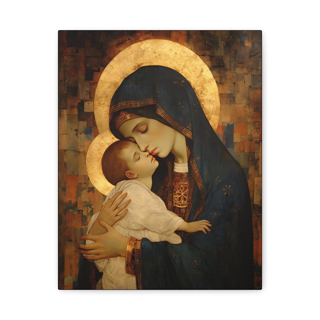 Mother of Mercy - Museum Wrapped Canvas - Sanctified Souls Print ...