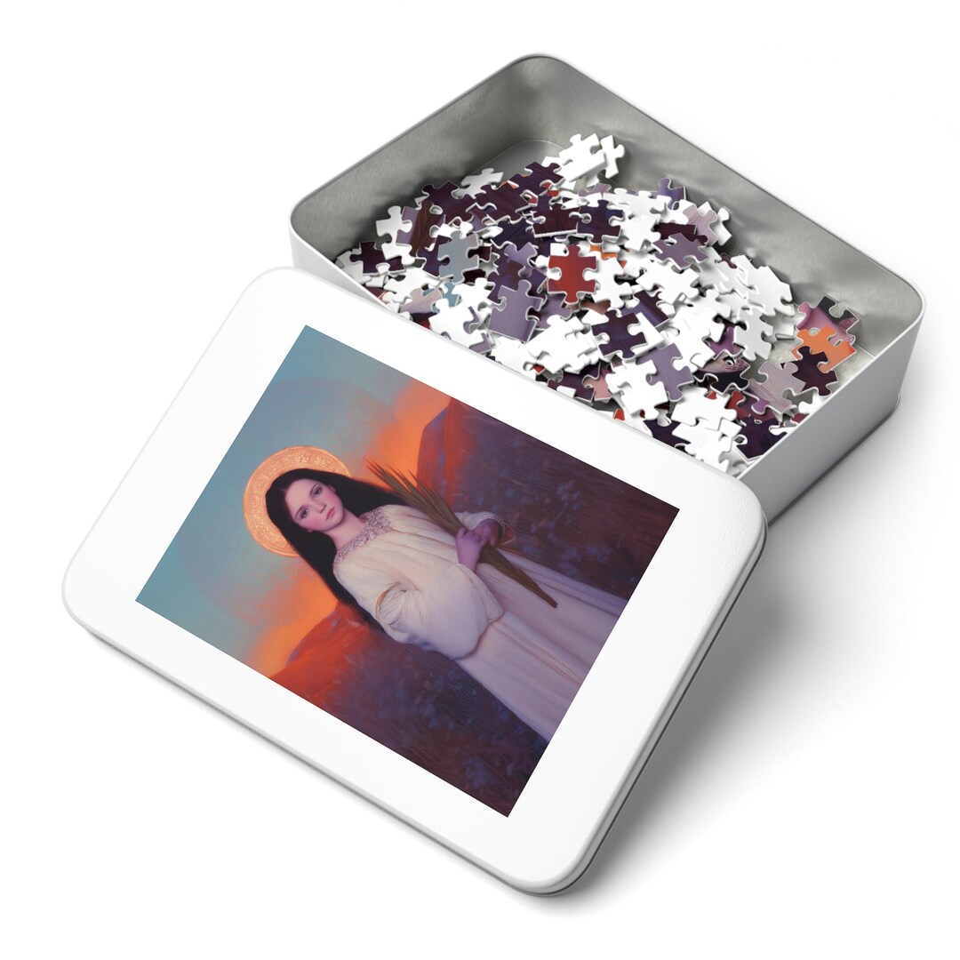Saint Hope - Puzzle and Tin - Religious Jigsaw Puzzle (30, 110, 252 ...