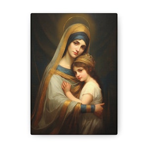 Saint Anne Mother of Mary the Blessed Virgin - Gallery Wrapped Canvas ...