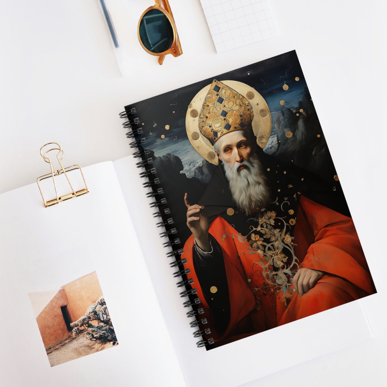 Saint Augustine of Hippo Journal - Sanctified Souls Art - Religious ...