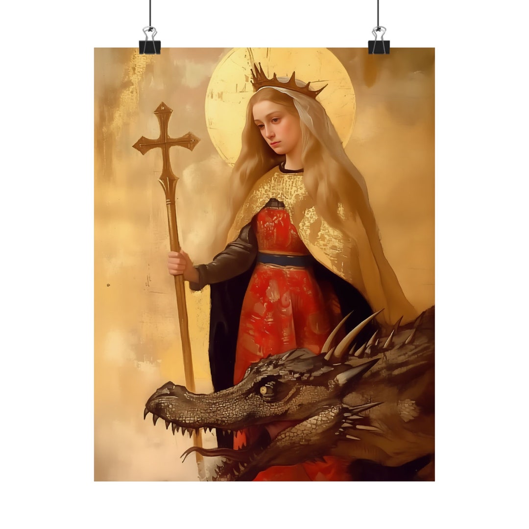Saint Margaret of Antioch - Sanctified Souls Print - Multiple Sizes ...