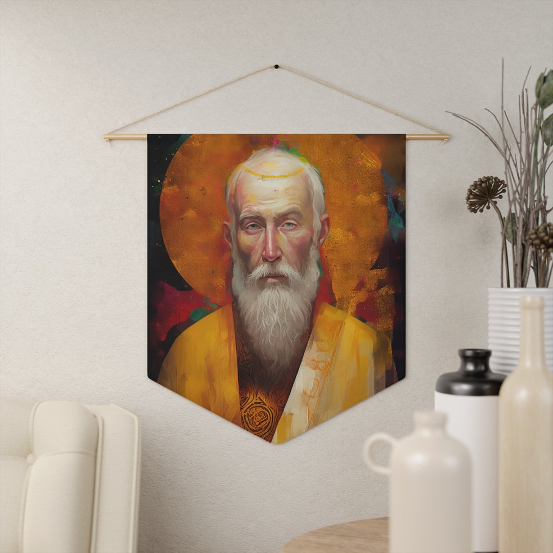 Saint Simon the Apostle Wall Banner / Wall Hanging - Prayer Room Art ...