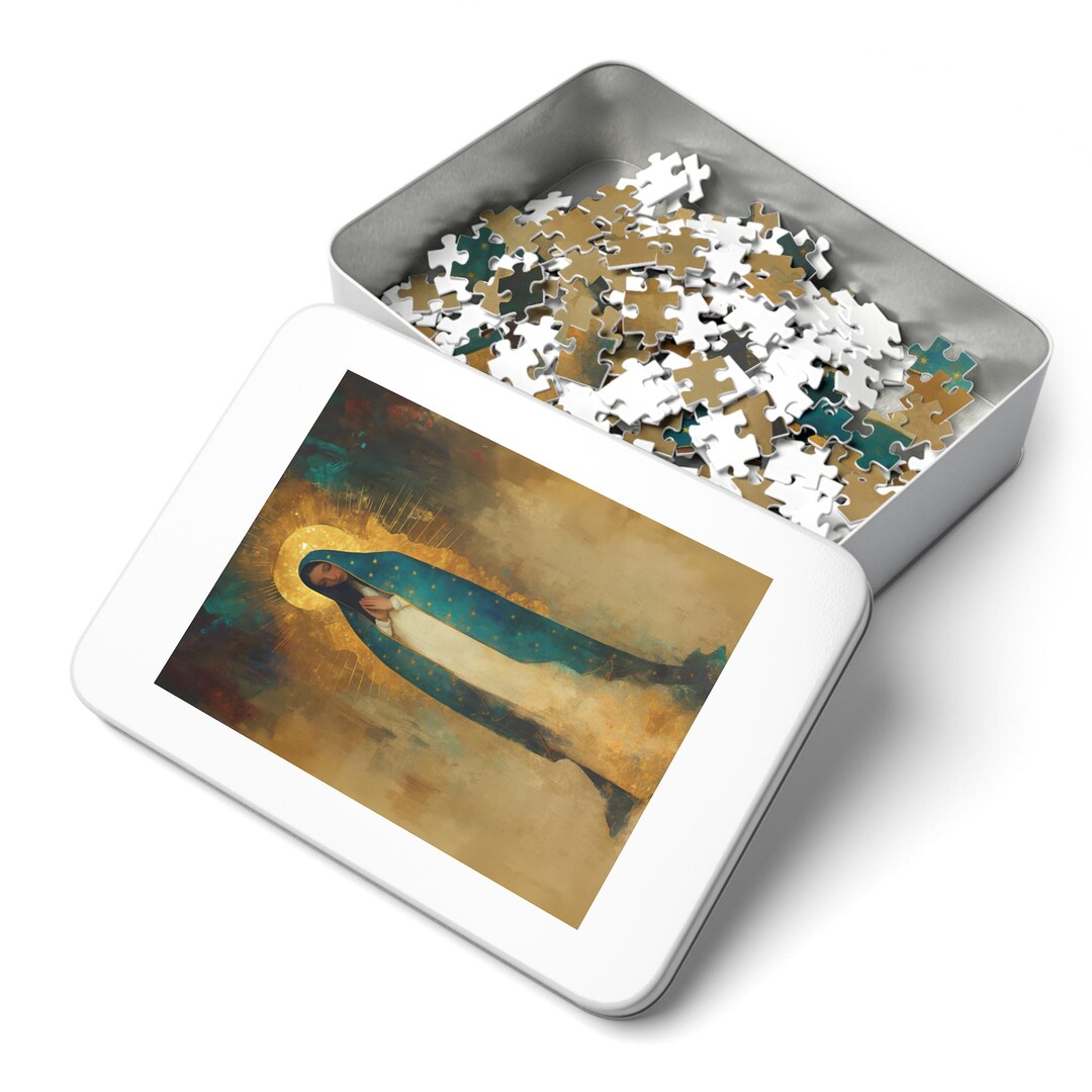 Flower of the New World - Our Lady of Guadalupe - Puzzle and Keepsake ...