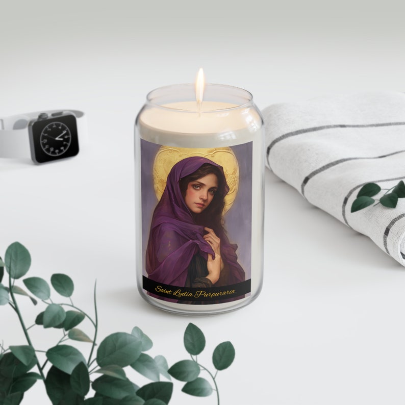 Saint Lydia Purpuraria / Lydia of Thyatira - Scented Prayer Candle, 13 ...