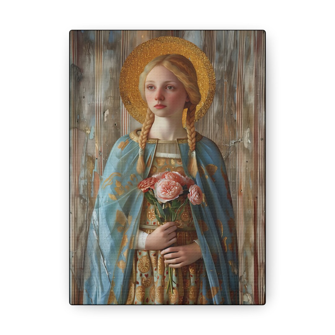 Saint Fina / Seraphina - Gallery Wrapped Canvas - Sanctified Souls ...