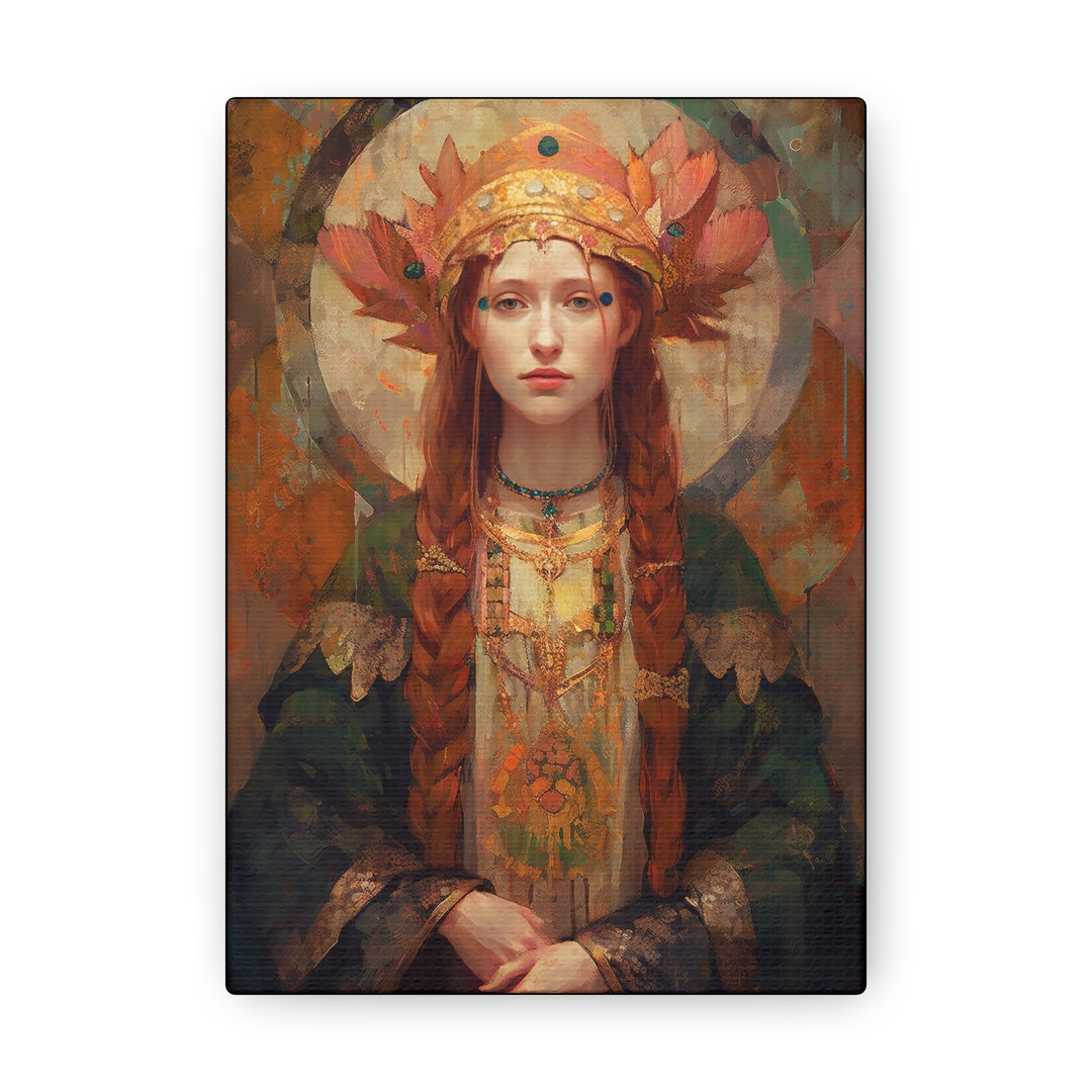 Saint Margaret of Scotland - Gallery Wrapped Canvas - Sanctified Souls ...