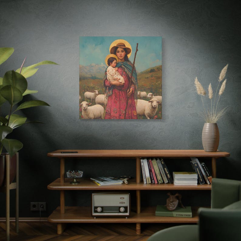 Divina Pastora - Divine Shepherdess - Marian Title - Mother Mary ...