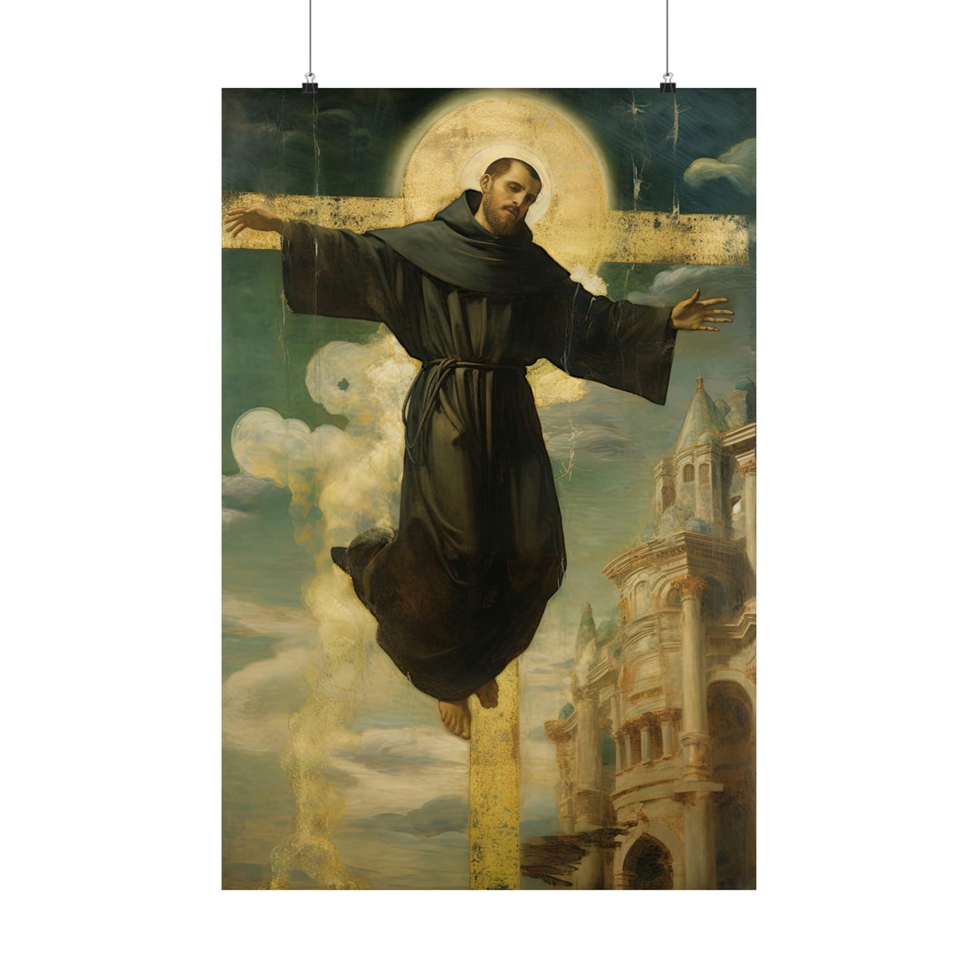 Saint Joseph of Cupertino Print - Sanctified Souls Print - Multiple ...