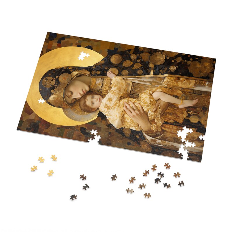 The Light of Love- Virgin Mary and the Christ Child - Religious Jigsaw ...