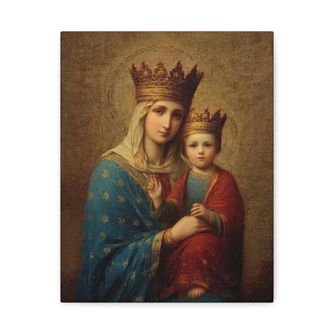 Madonna Della Strada - Our Lady of the Way - Museum Wrapped Canvas ...