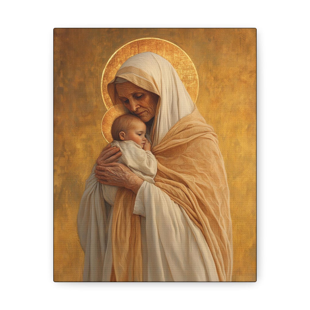 Saint Anna the Prophetess Gallery Wrapped Canvas Print Religious Art ...