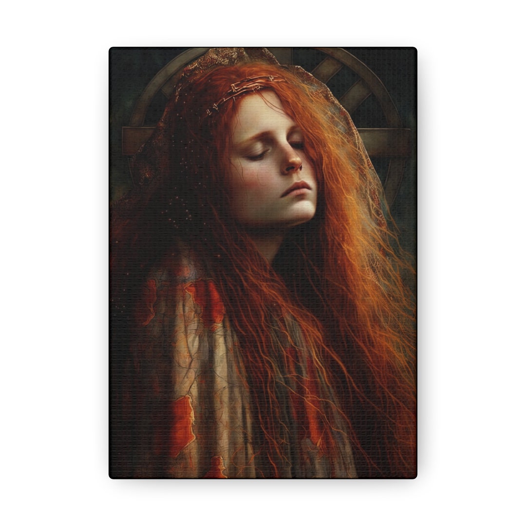 The Penitent Magdalene - Saint Mary Magdalene Canvas Print - Multiple ...
