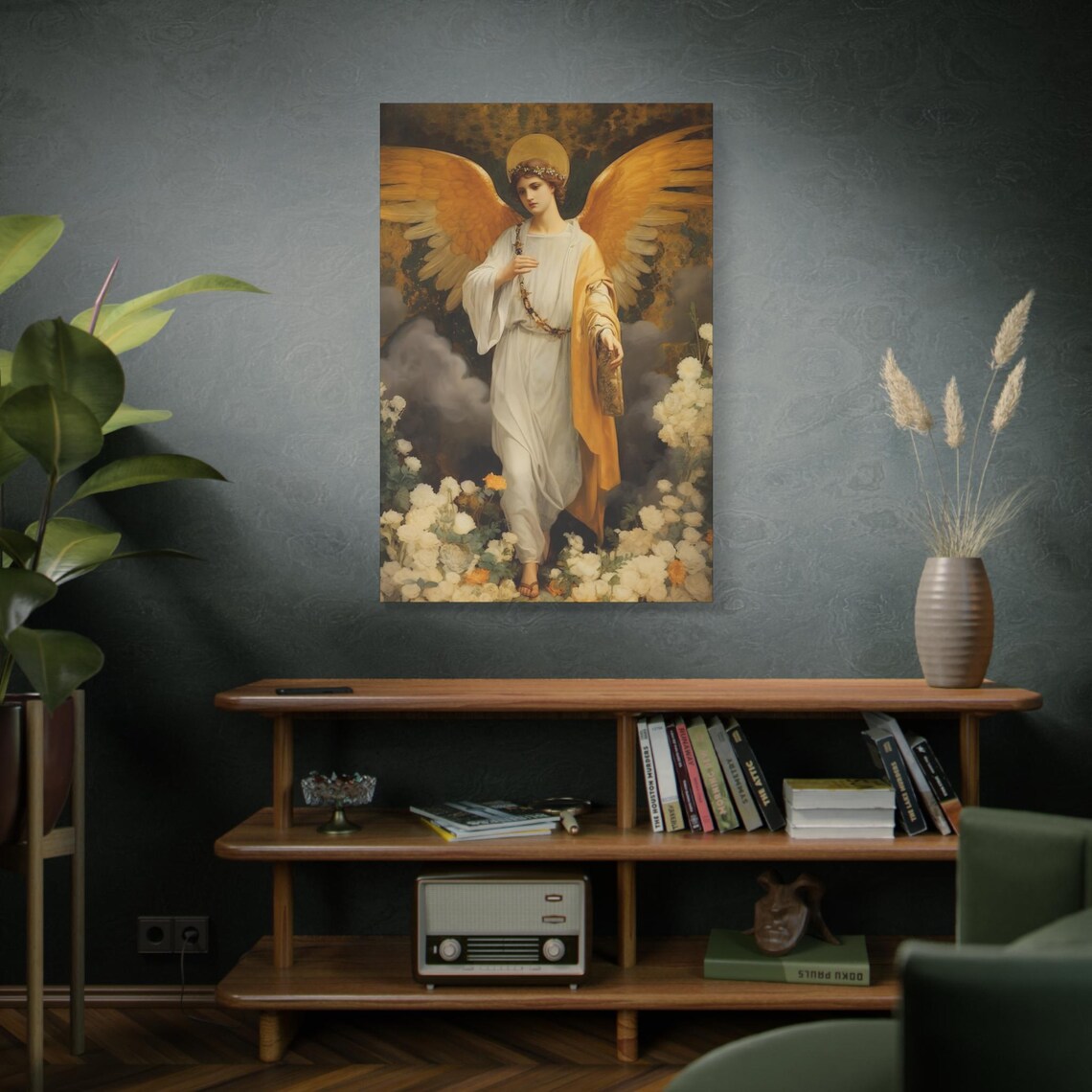 Saint Gabriel the Archangel - Gallery Wrapped Canvas - Sanctified Souls ...