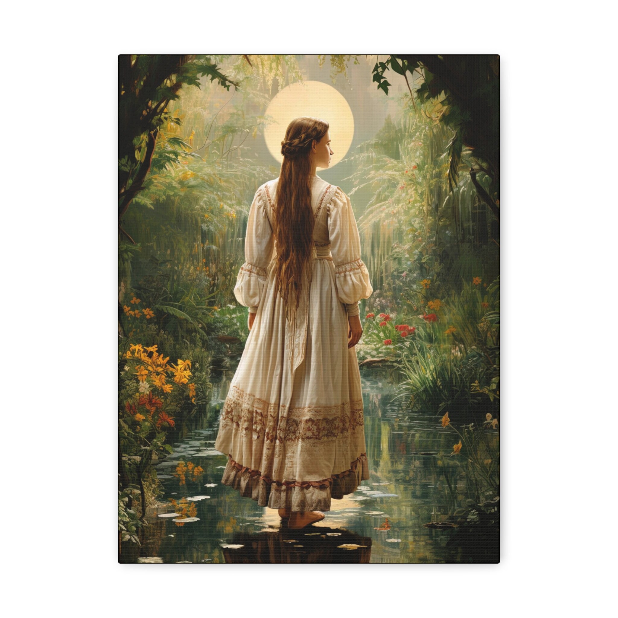 Saint Narcisa De Jesús Martillo Moran Gallery Wrapped Canvas Sanctified ...