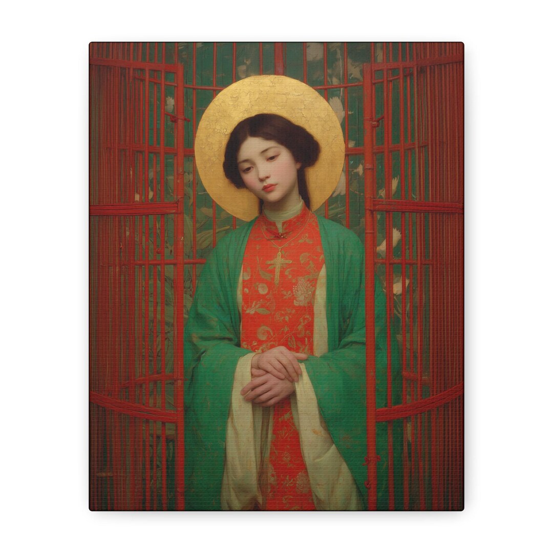 Saint Agnes Tsao Kou Ying - Museum Wrapped Canvas - Sanctified Souls ...