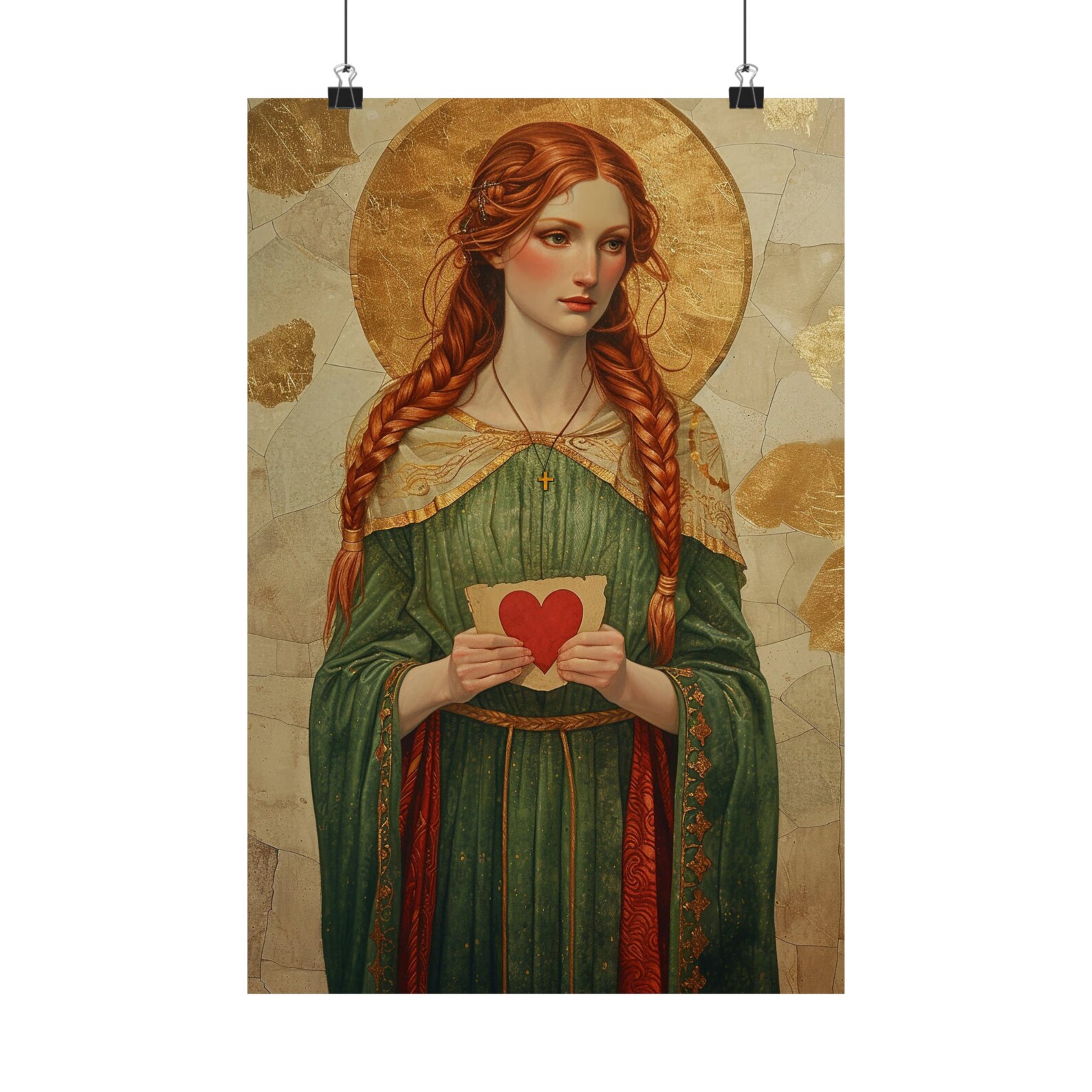 Saint Dwynwen - Sanctified Souls Print - Multiple Sizes - Premium Matte ...