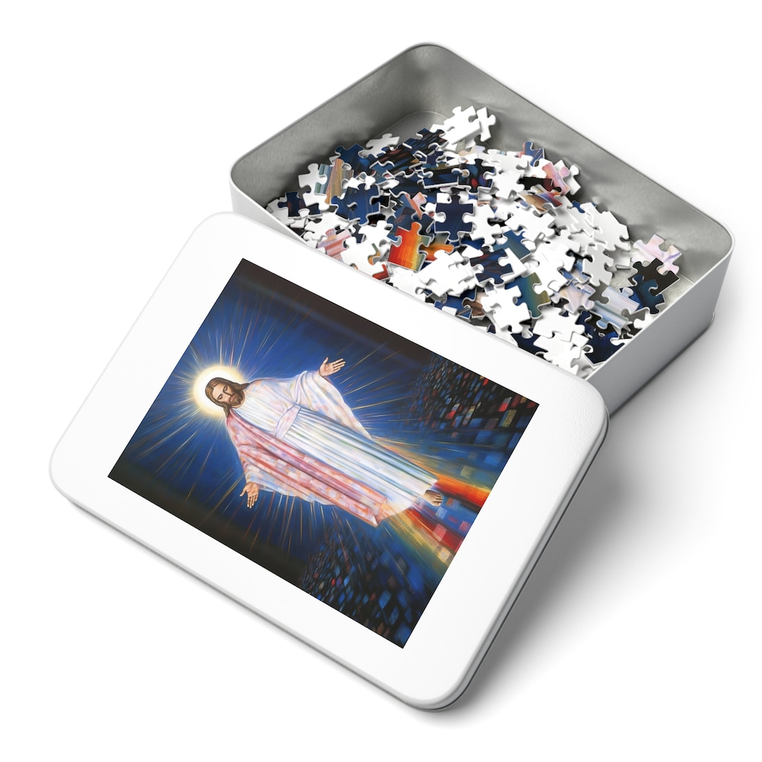 The Divine Christ - Puzzle and Keepsake Tin - Religious Jigsaw Puzzle ...